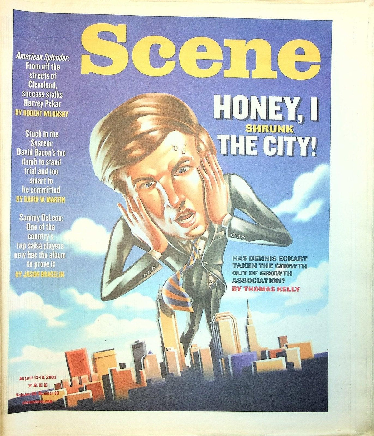 Cleveland Scene Magazine August 2003 No 33 Tori Amos Scarlet Fever Int ...
